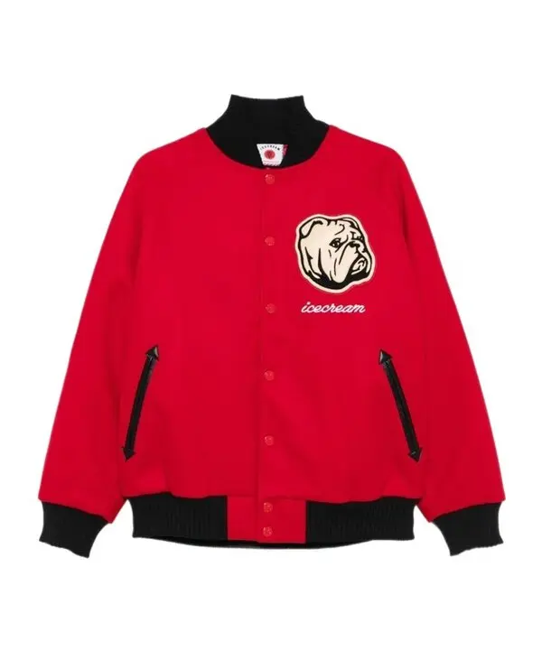 ICECREAM Long-sleeved Casual Jacket - Red
