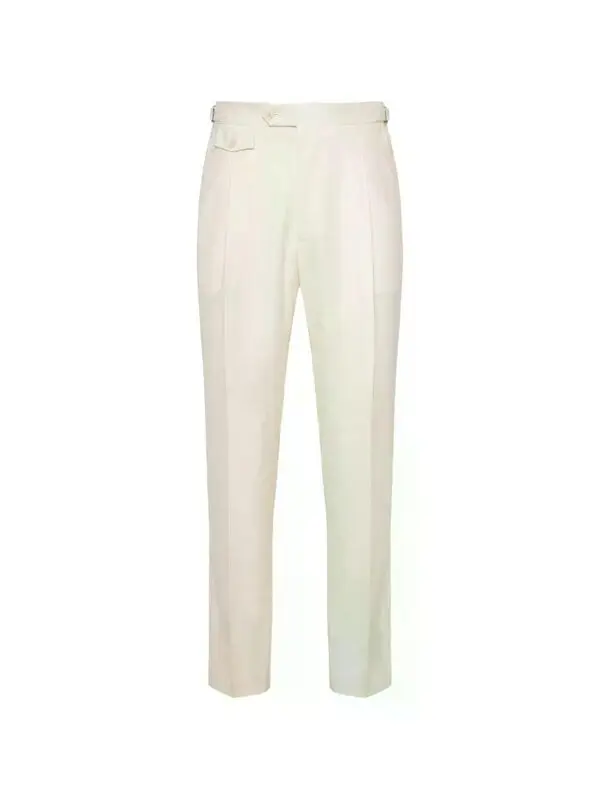 FRANZESE COLLECTION Pleated Side-adjuster Trousers