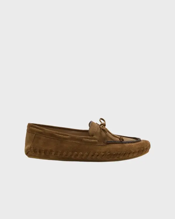 Le Monde Beryl Loafers Driver Moccasin Woven - Taupe