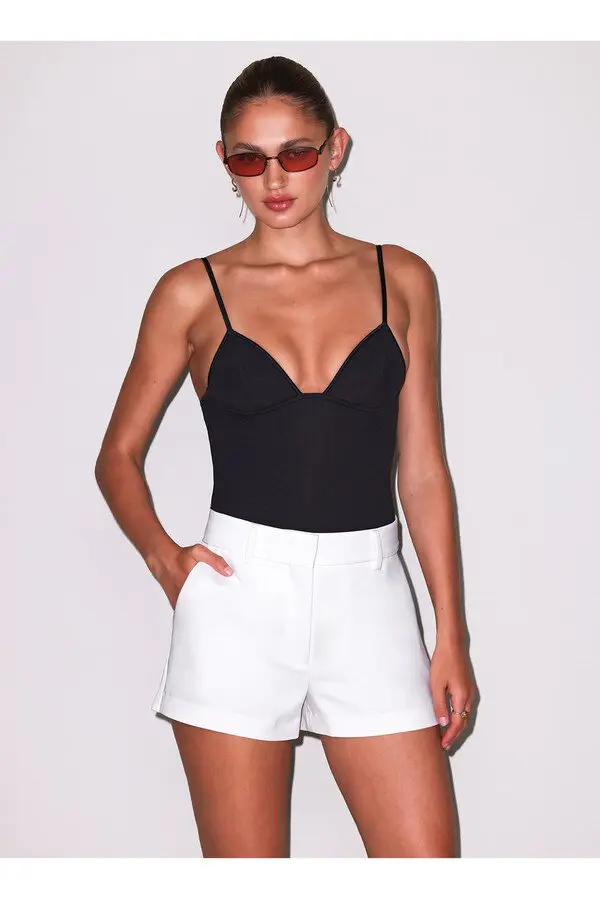 FLEUR DU MAL Tuxedo Short - Neutral