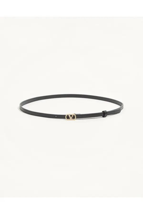 Valentino Garavani Vlogo Signature Belt - Black