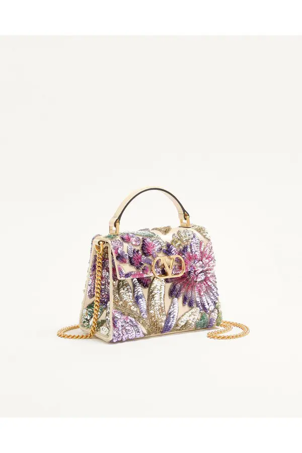 Valentino Garavani Vsling Mini Embroidered Handbag - Multicolor
