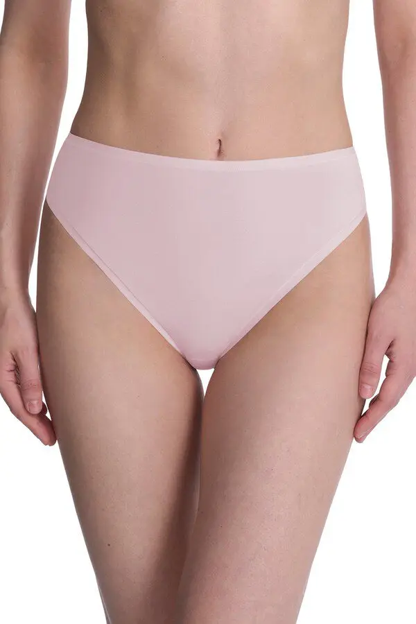 Natori Bliss Bare Cotton High Cut Brief 3-pack