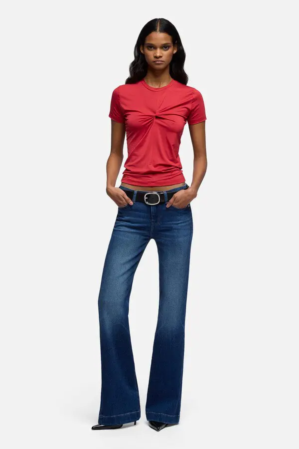 7 For All Mankind Embellished Dojo Slim Illusion Current Jeans