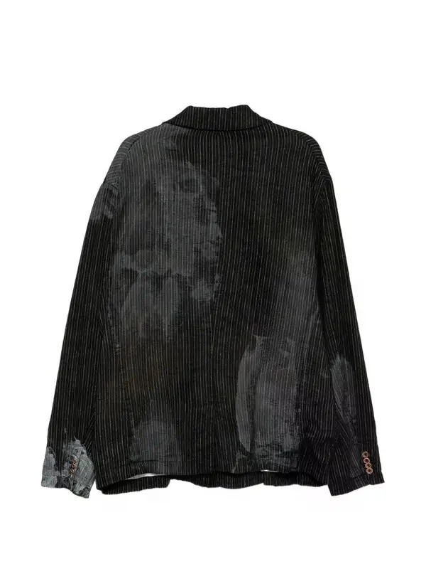 RUNDHOLZ Pinstripe-pattern Faded Jacket