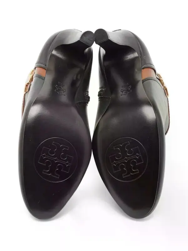 Tory Burch 85mm Double T Leather Ankle Boots