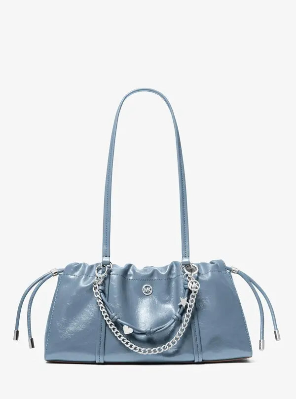 Michael Kors Matilda Small Cinched Shoulder Bag - Blue