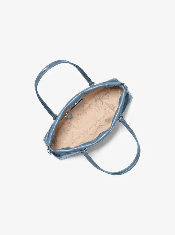 Michael Kors Matilda Small Cinched Shoulder Bag - Blue
