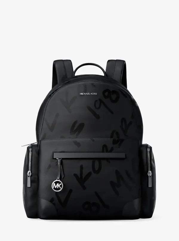 Michael Kors Prescott Large Printed Nylon Backpack