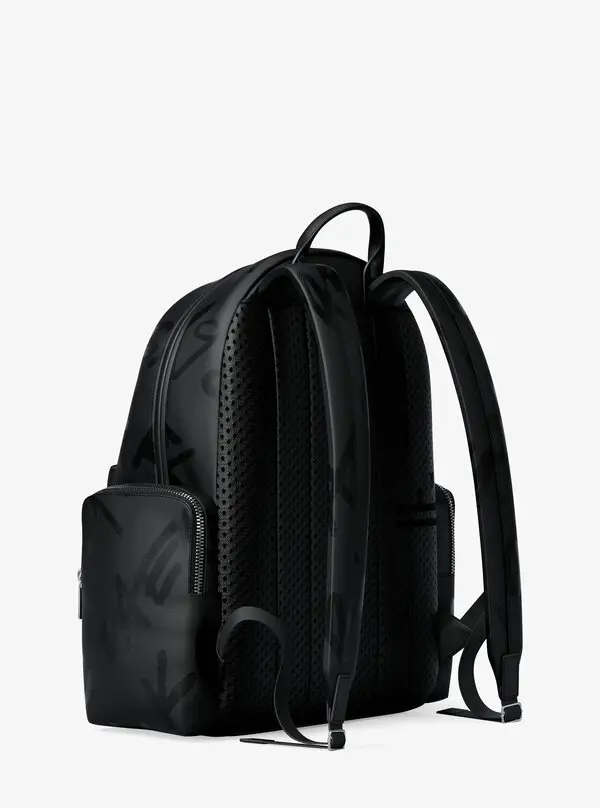 Michael Kors Prescott Large Printed Nylon Backpack