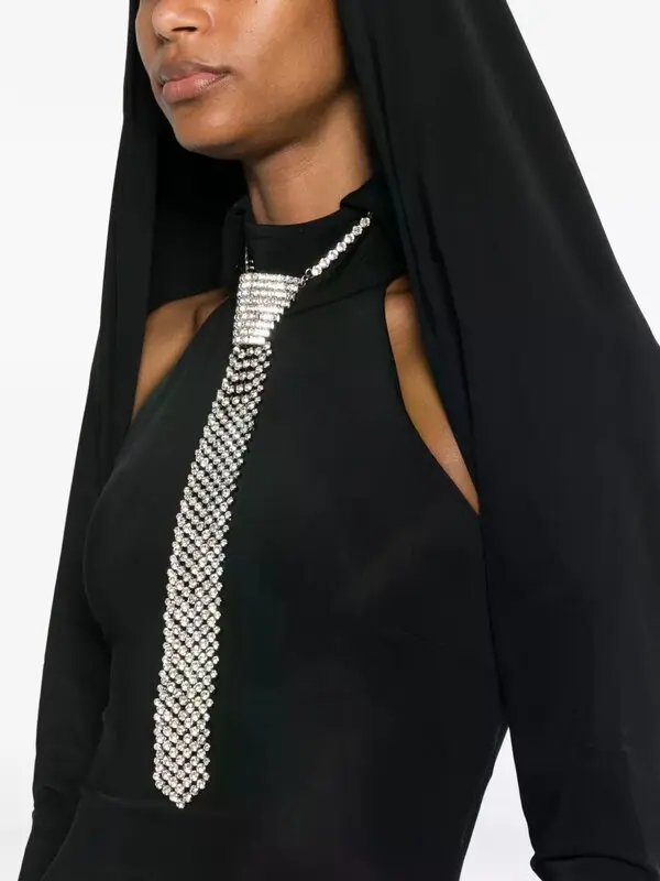 MITILIANE COUTURE Embellished Halterneck Maxi Dress