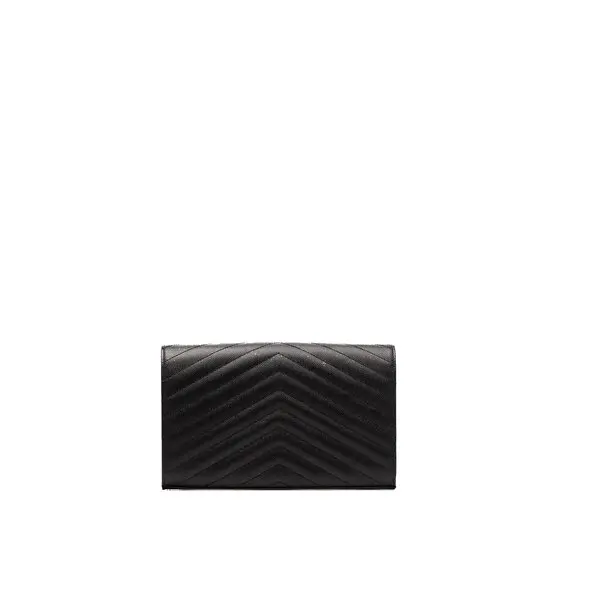 Saint Laurent Monogram Grain De Poudre Wallet