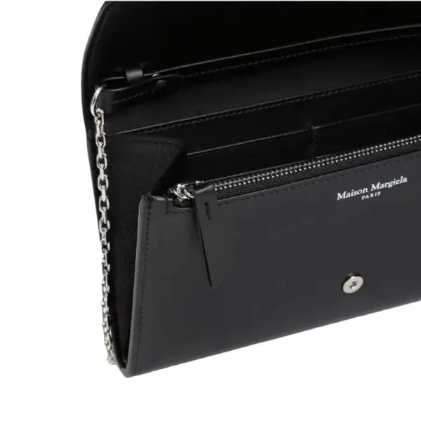 MAISON MARGIELA Four Stiches Leather Chain Wallet