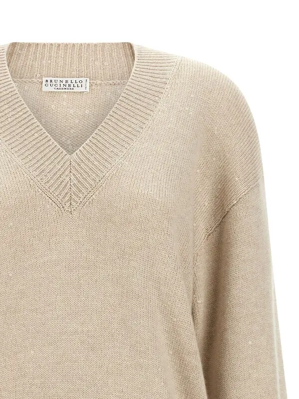 Brunello Cucinelli Diamante V-neck Sweater