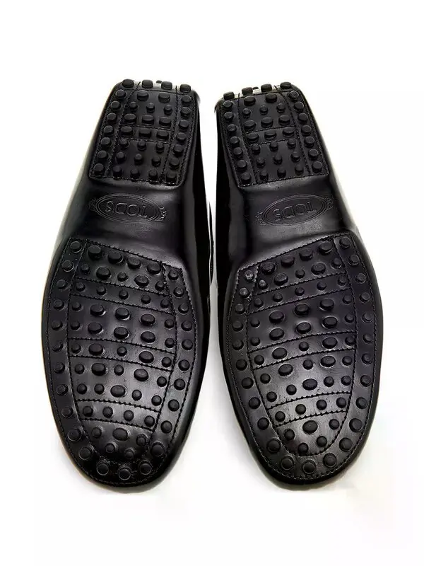 TOD'S Buckle Leather Loafers