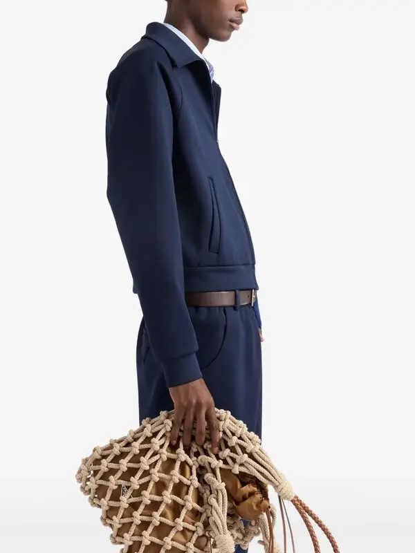 Prada Zippered Technical Fabric Jacket