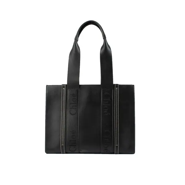 Chloé Woody Medium Leather Tote Bag