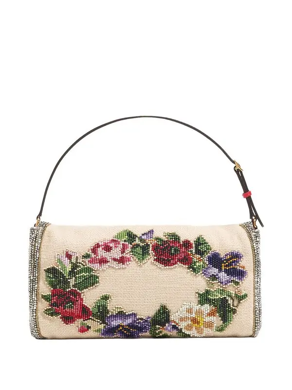 Valentino Garavani Embroidered Shoulder Bag