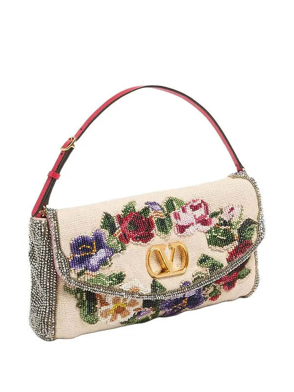Valentino Garavani Embroidered Shoulder Bag