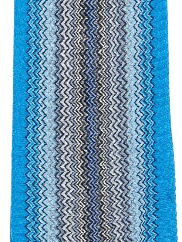 Missoni Zig-zag Motif Viscose Scarf