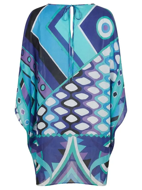 Emilio Pucci Vivara Print Cotton Kaftan