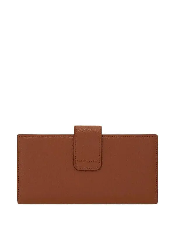 FERRAGAMO Grained Leather Continental Wallet