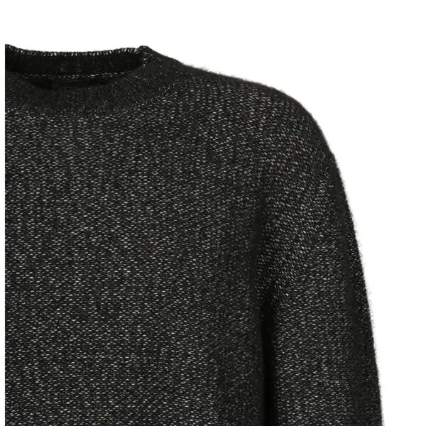 Loro Piana Dunstan Melange Cashmere Blend Sweater - Black