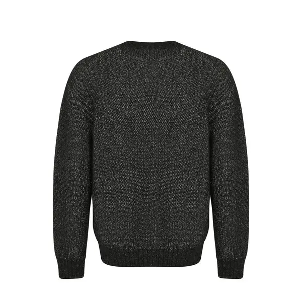 Loro Piana Dunstan Melange Cashmere Blend Sweater - Black