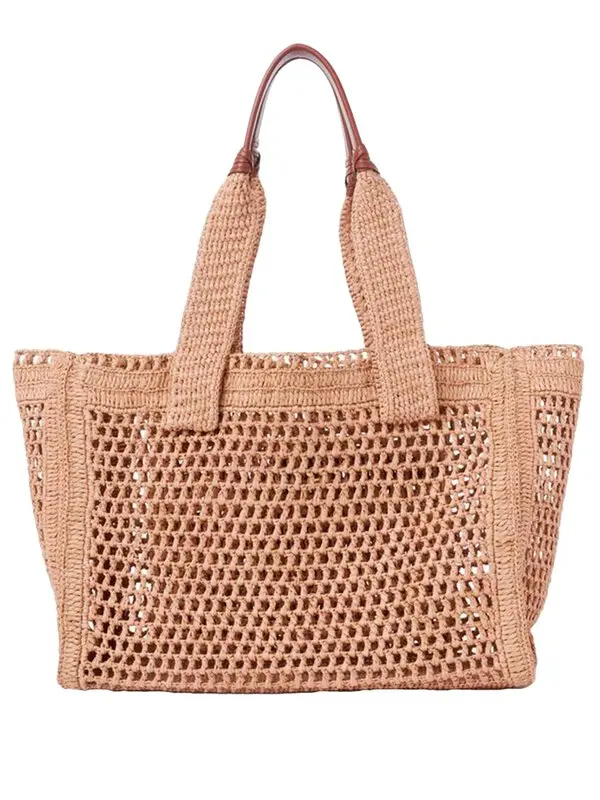 Chloé Raffia East-west Tote Bag - Multicolor