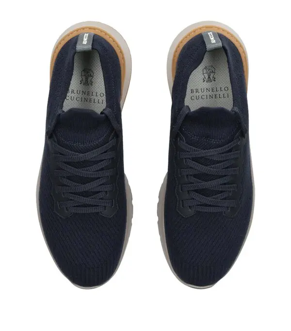 Brunello Cucinelli Knitted Low-top Sneakers