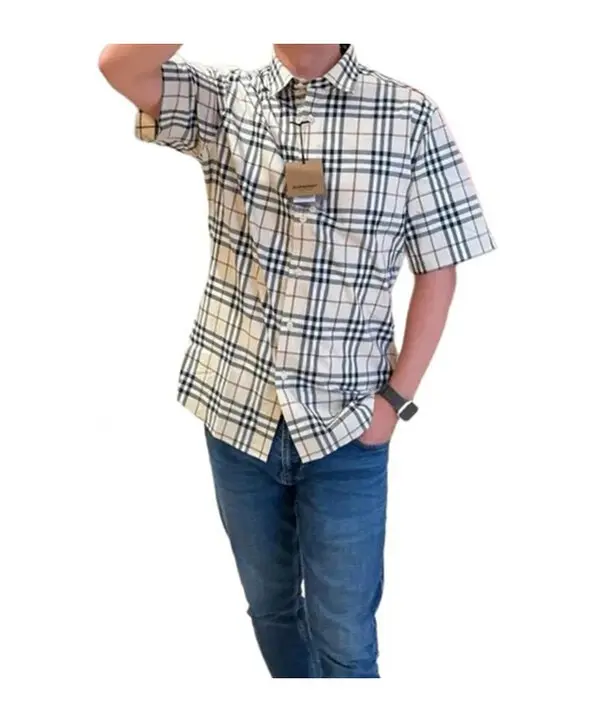 Burberry Plaid Short-sleeved Shirt