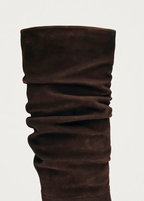 ALOHAS Kalila Slouchy Heel Boots - Brown