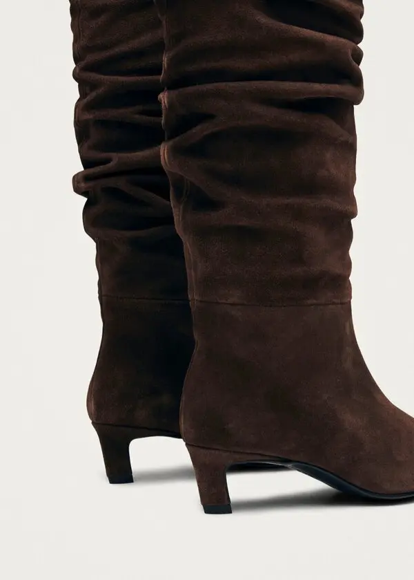 ALOHAS Kalila Slouchy Heel Boots - Brown