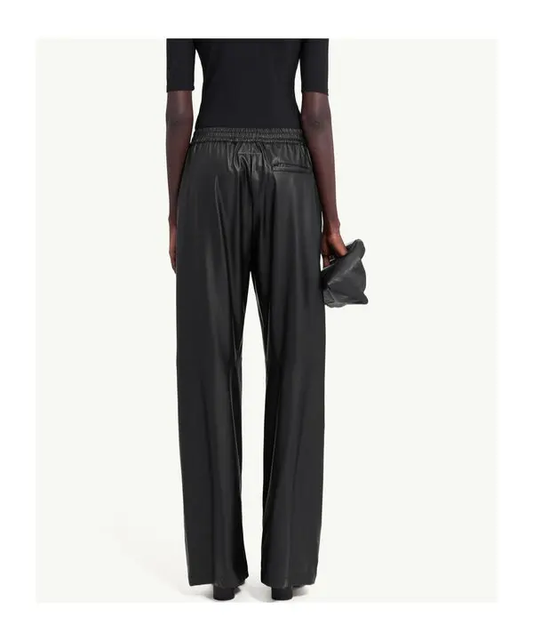 MAISON MARGIELA Light Pleather Wide-leg Trousers