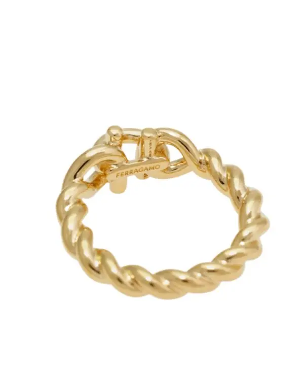 FERRAGAMO Gancini Twisted Ring