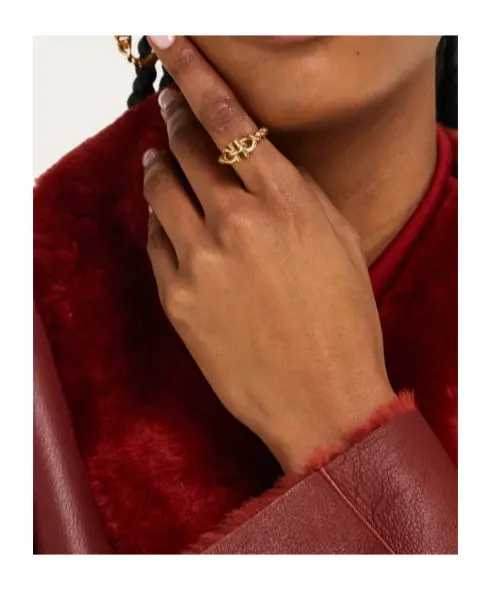 FERRAGAMO Gancini Twisted Ring