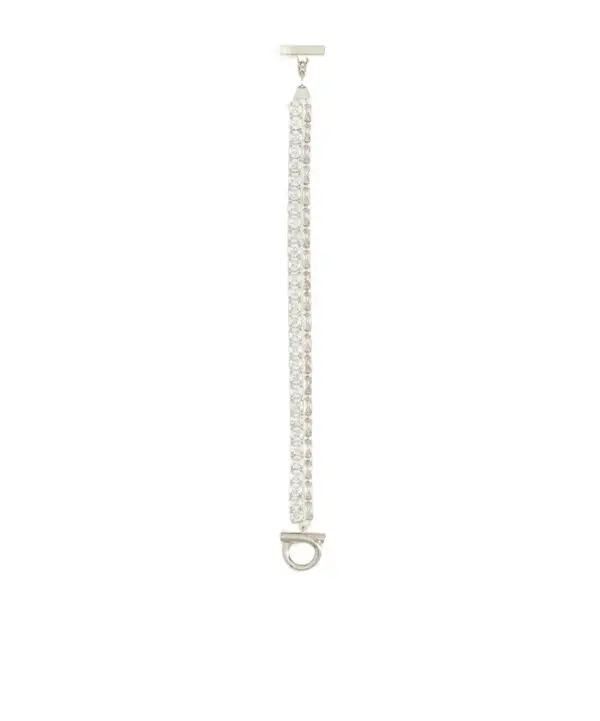 FERRAGAMO Crystal Gancini Bracelet