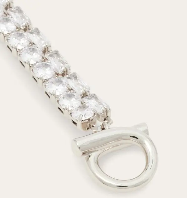 FERRAGAMO Crystal Gancini Bracelet