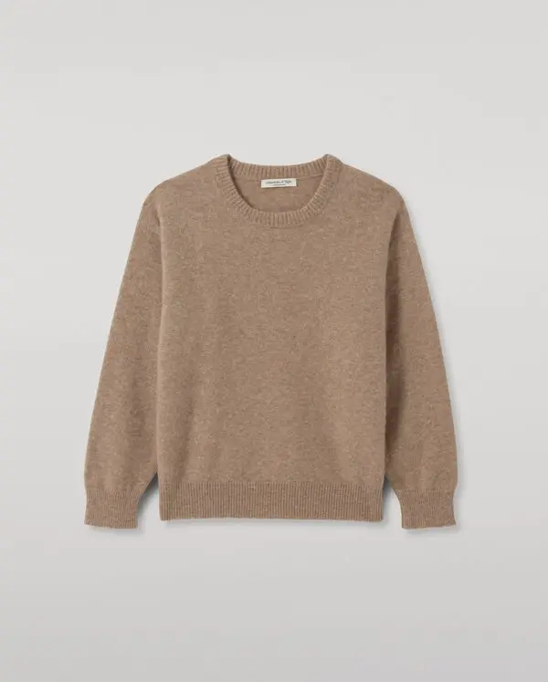 Johnstons Of Elgin Boyce Brushed Cashmere-silk Crew Neck Jumper