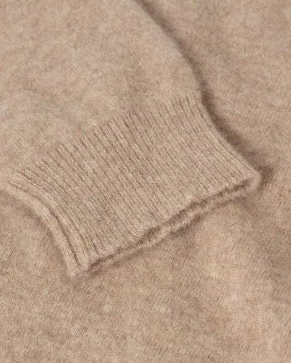 Johnstons Of Elgin Boyce Brushed Cashmere-silk Crew Neck Jumper