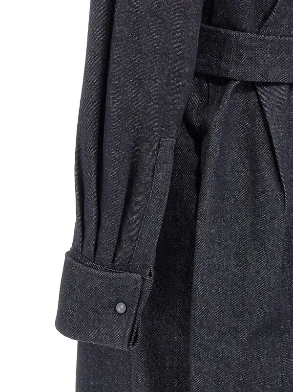Max Mara Aller' Long Shirt Dress In Cotton
