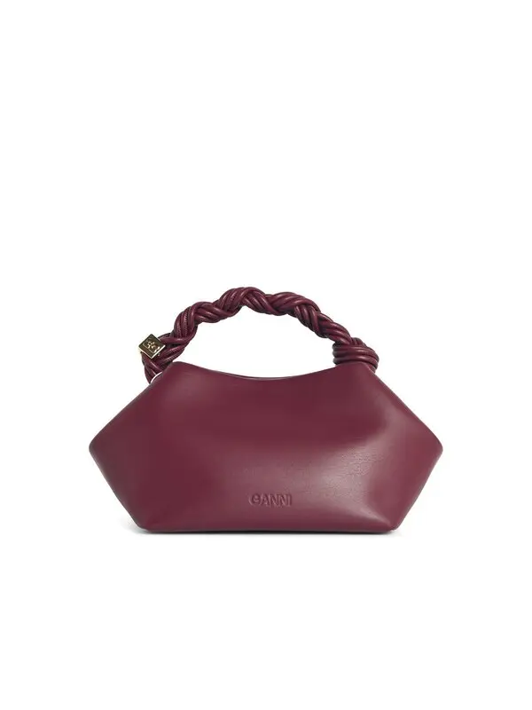 GANNI Hexagonal Small Bag With Braided Handle - Multicolor