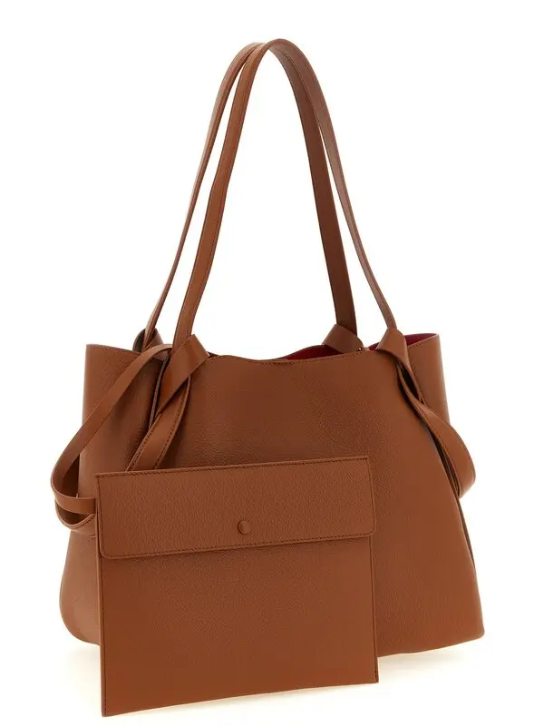 CHRISTIAN LOUBOUTIN Bettina Small Shopping Bag - Brown