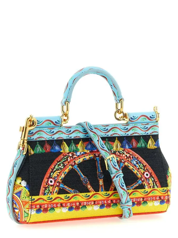 Dolce & Gabbana Sicily' Mini Handbag - Multicolor