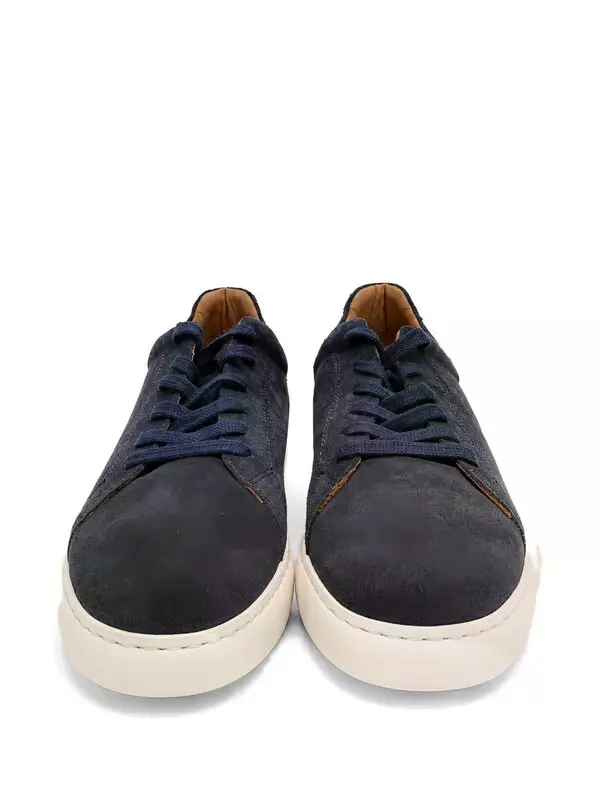 POCHE PARIS Suede Lace-up Sneakers