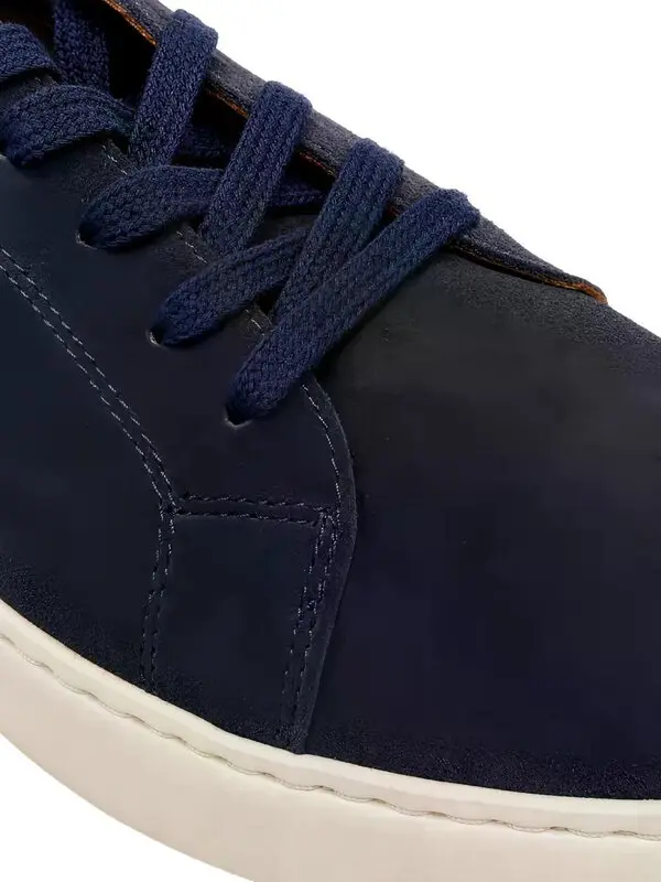 POCHE PARIS Suede Lace-up Sneakers