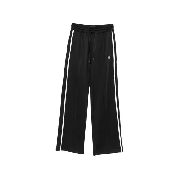 Amiri Jersey Track Pants With Side Stripe Detail - Black