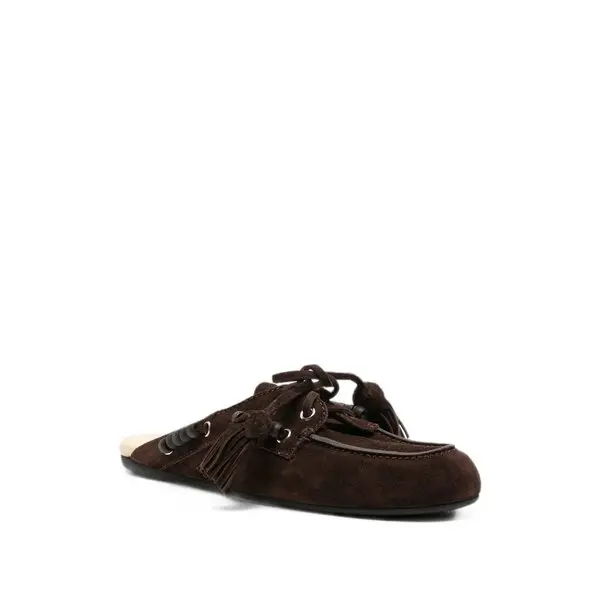 Miu Miu Suede Mule Shoes