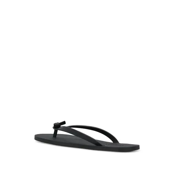 Saint Laurent Leather Knot Detail Flip-flops