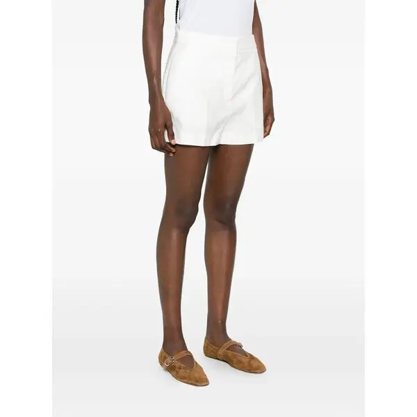 Fendi Tailored Linen-blend Shorts